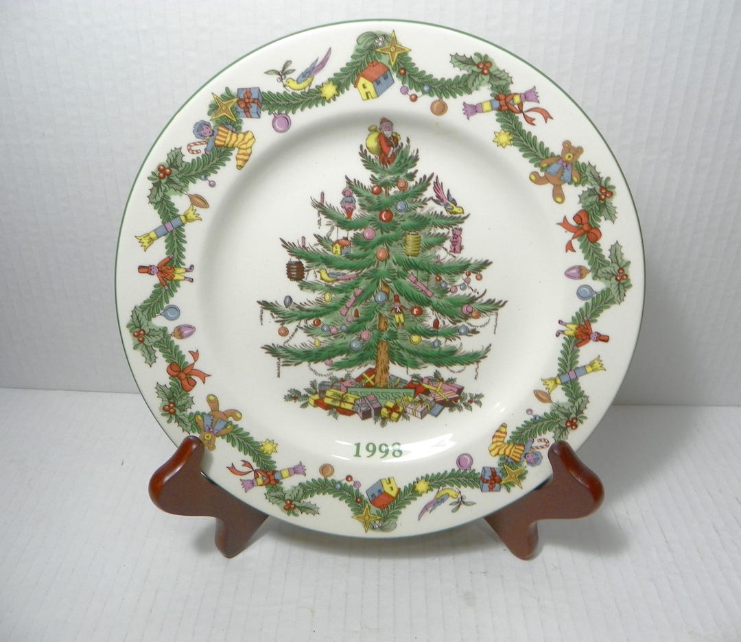 Spode 1998 Annual Christmas Tree Year Plate Made in England - Etsy