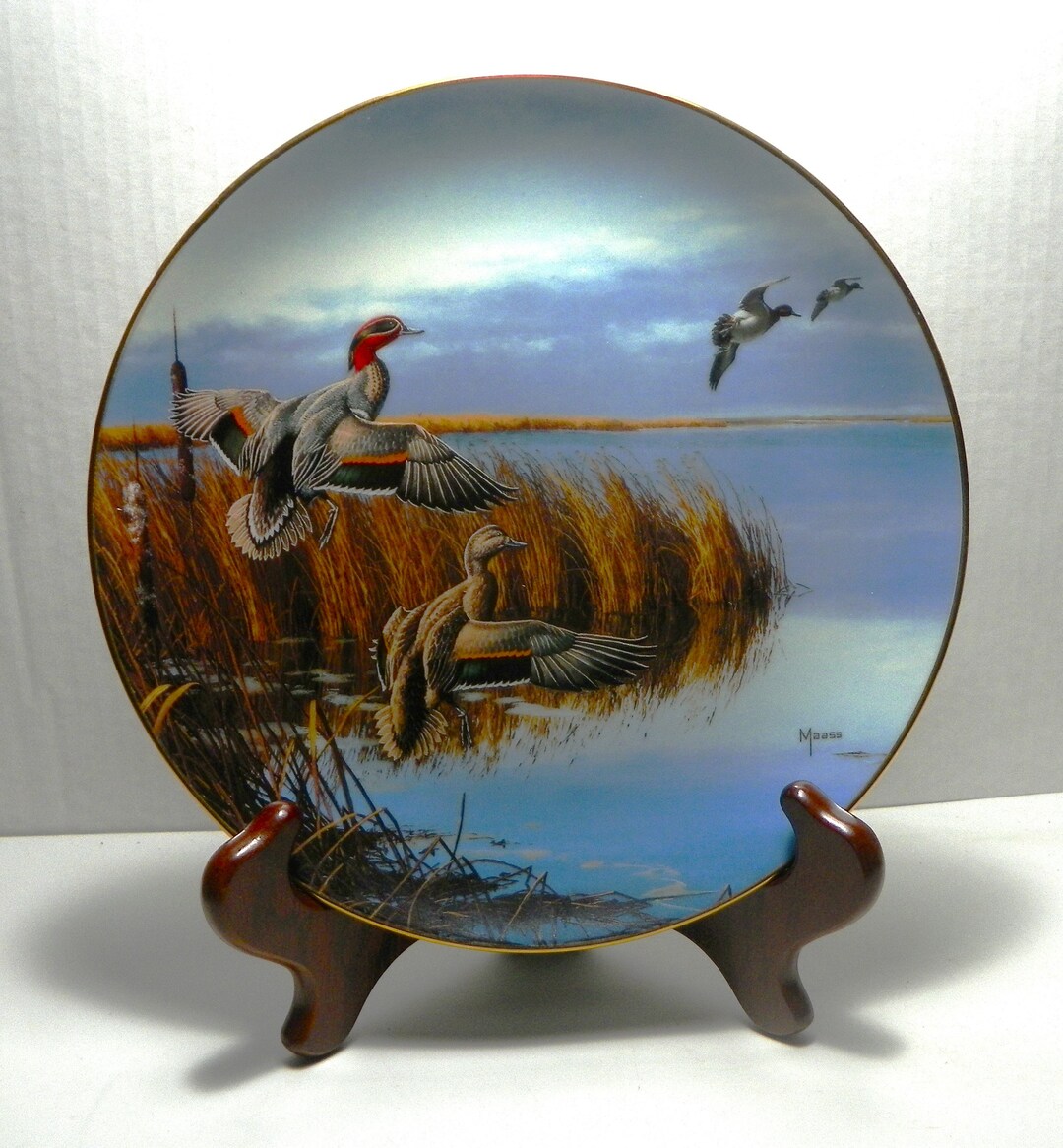 Follow the Leader Duck Plate by David Maass Ducks Taking Flight Series ...