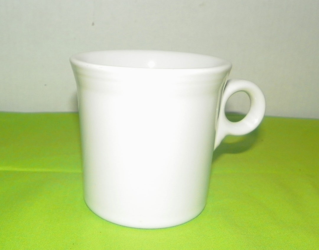 Fiestaware White Fiesta Mug by Homer Loughlin - Etsy