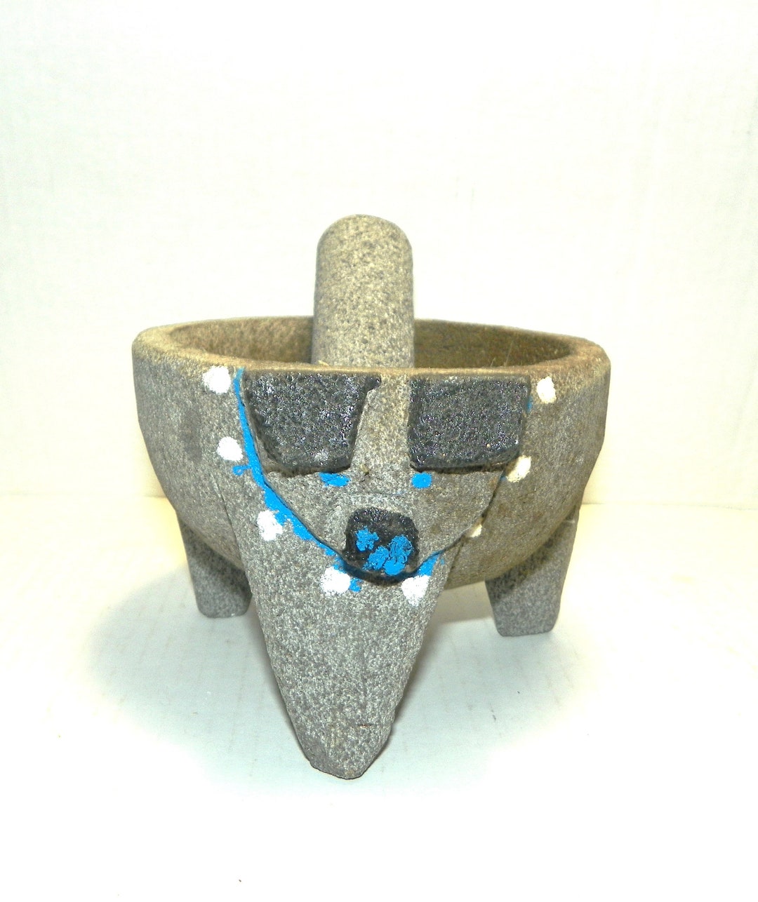 Lava Stone Pig Mortar and Pestle - Etsy