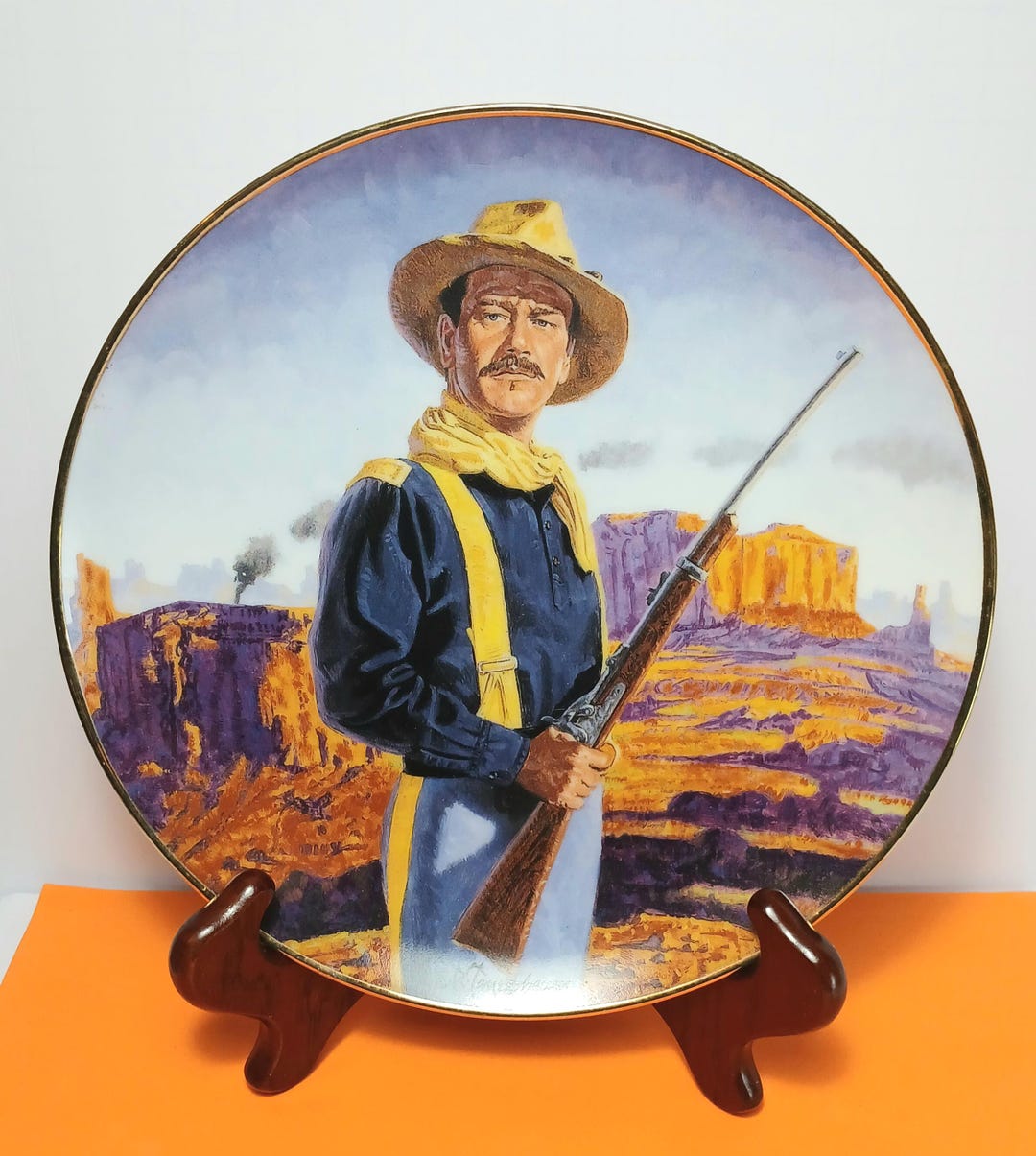 John Wayne, Hero of the West the Legend Lives on Franklin Mint ...