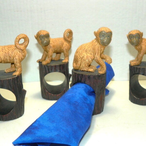Monkey Napkin Ring - Etsy