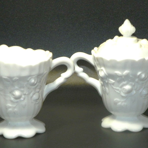 Fenton Cabbage Rose Milk Glass - Etsy