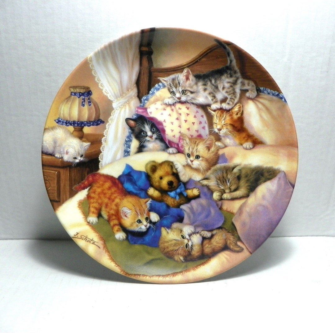 Cat Nap Limited Edition Collector's Plate Ninth Issue in - Etsy