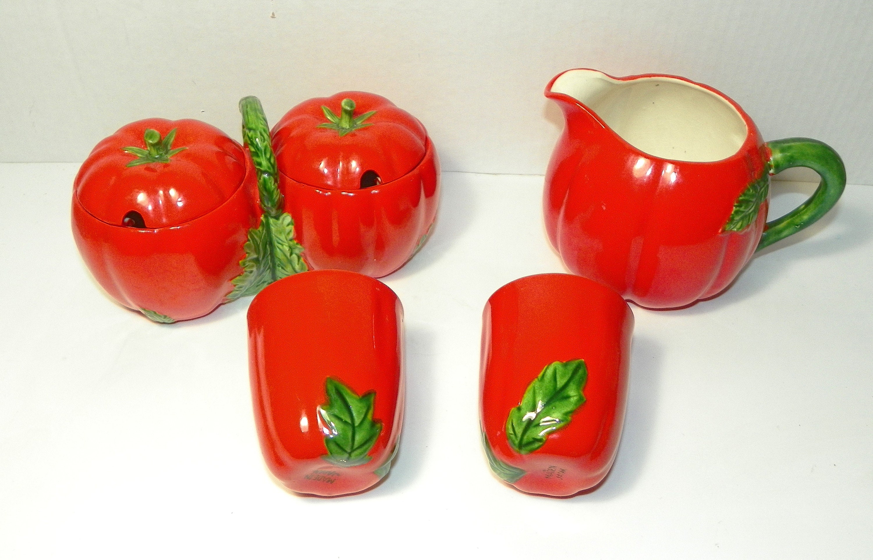 Tomato by Maruhon Ware Japan - Etsy