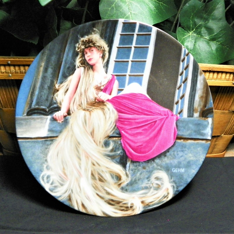 Rapunzel Plate - Etsy