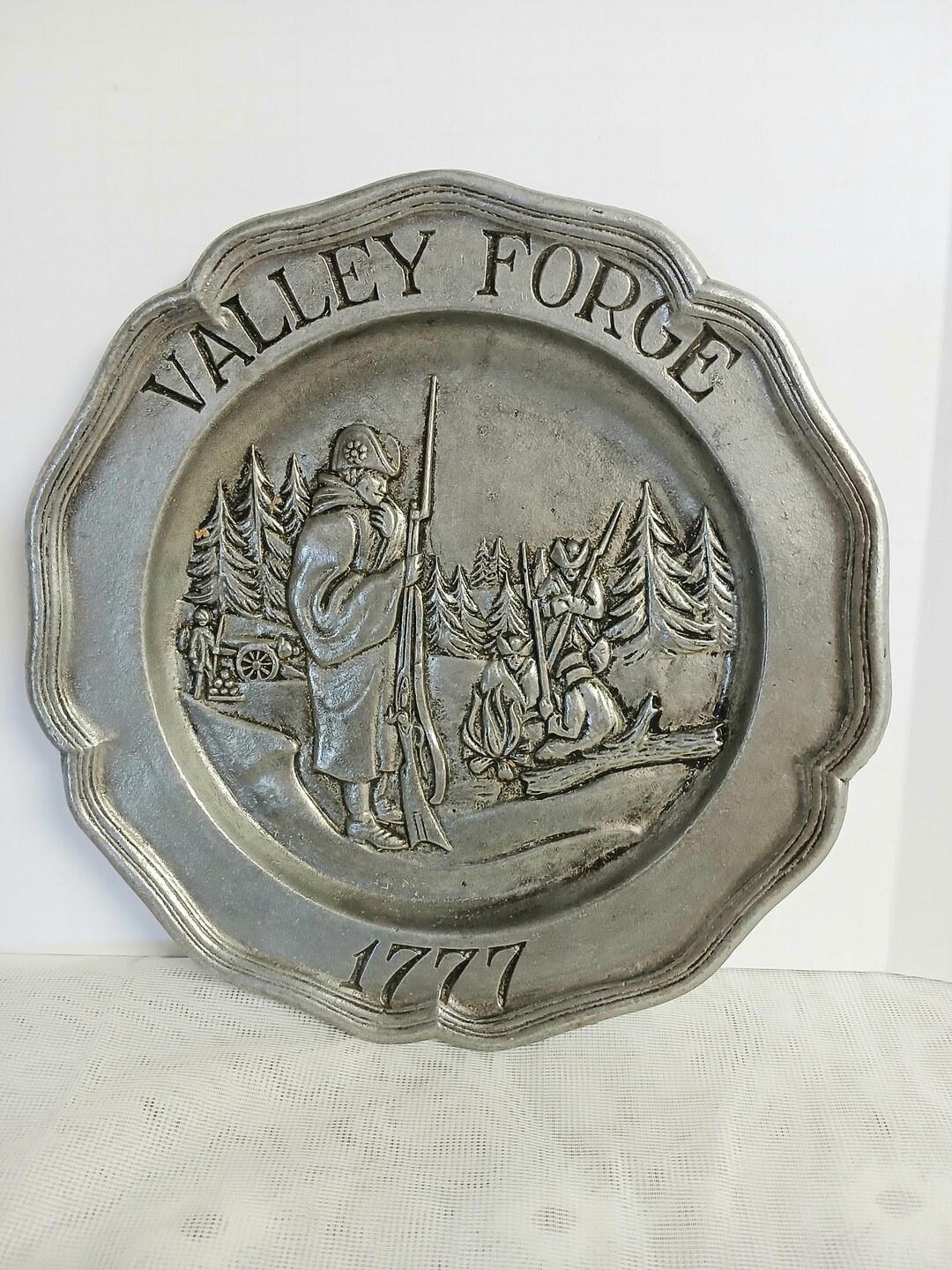 Sexton Valley Forge Pewter Plate 1973 - Etsy