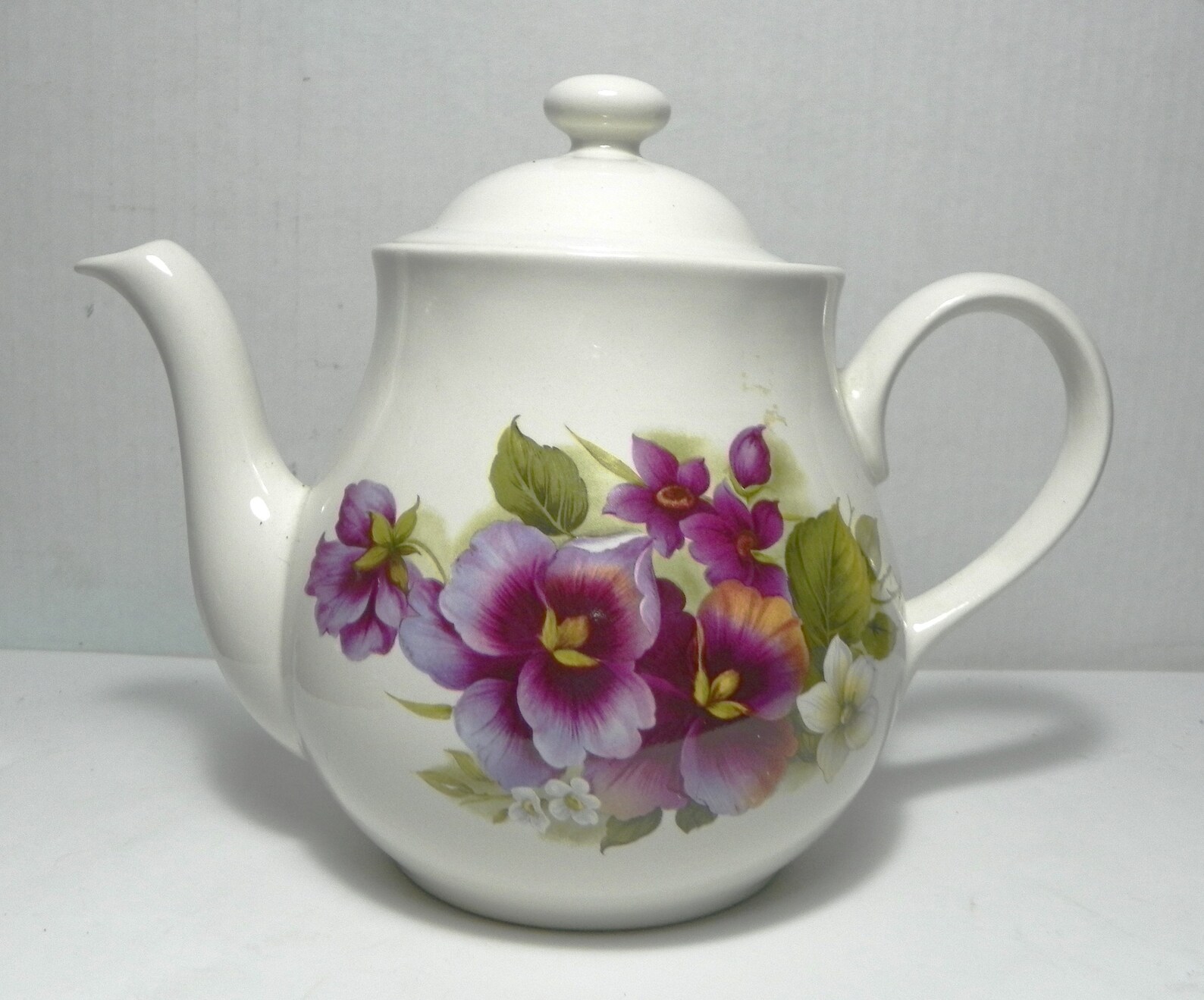 Melba Kitchen Ware Pansy Teapot Staffordshire England - Etsy
