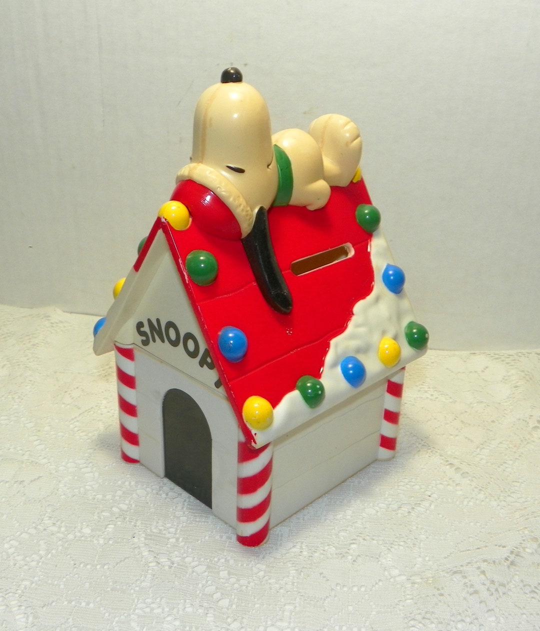 Snoopy Whitman's Sampler Bank - Etsy