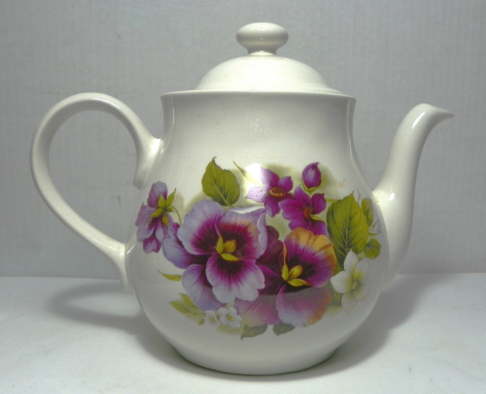 Melba Kitchen Ware Pansy Teapot Staffordshire England - Etsy