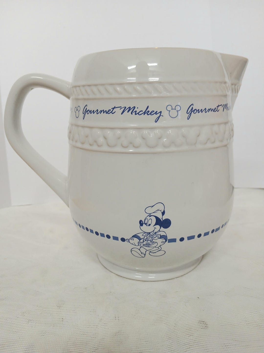 Disney Gourmet Mickey Mouse Ceramic Pitcher - Etsy