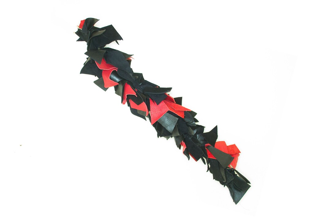 Leather Boa Finger-looped Flogger-multiple Colors - Etsy