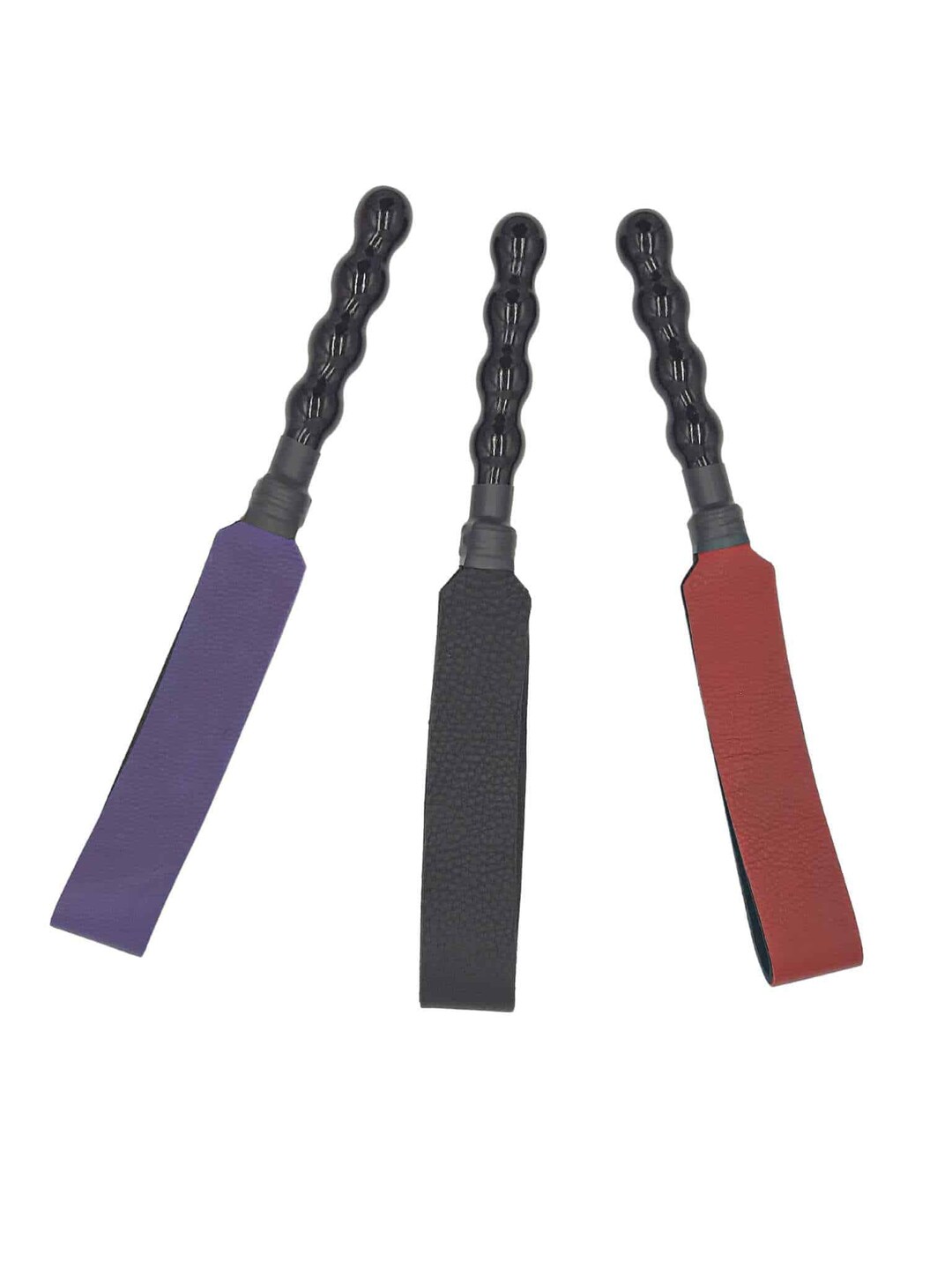 The "long-reach" Bull-hide Hybrid Crop - 17" Dual-layer Leather Paddle ...