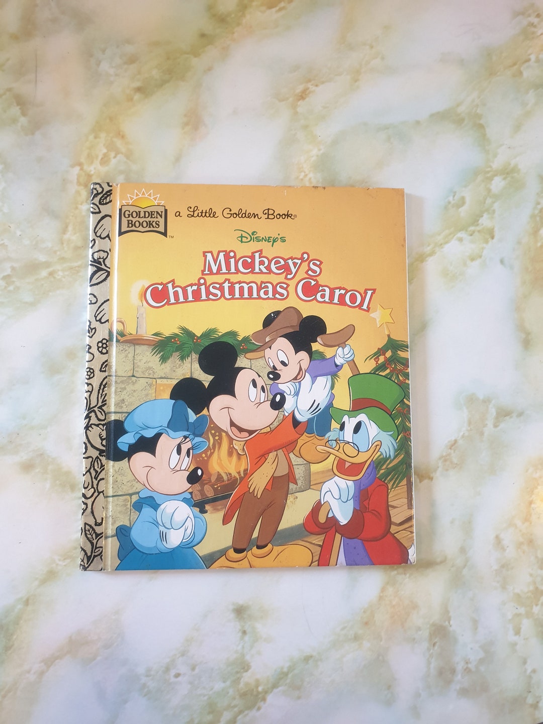 Little Golden Book 1997. Disney's, Mickeys Christmas Carol. Hard Cover ...