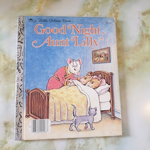 Little Golden Book, Good Night Aunt Lilly. Hard Cover 1983. - Etsy
