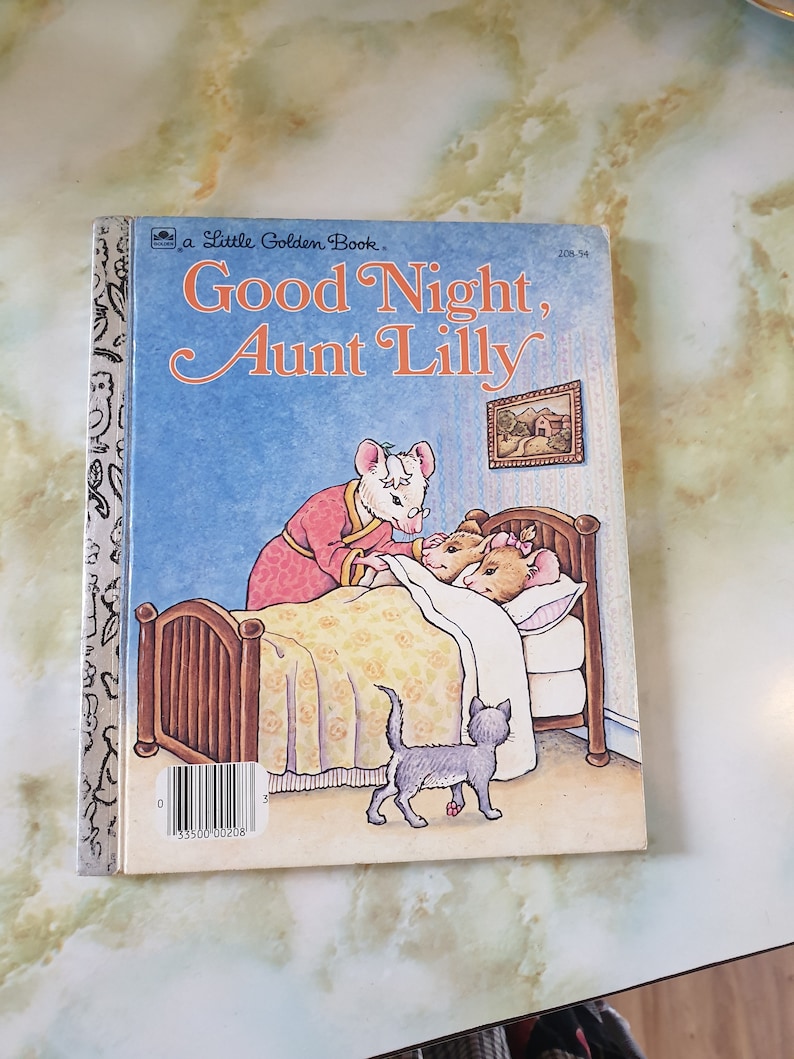Little Golden Book, Good Night Aunt Lilly. Hard Cover 1983. - Etsy