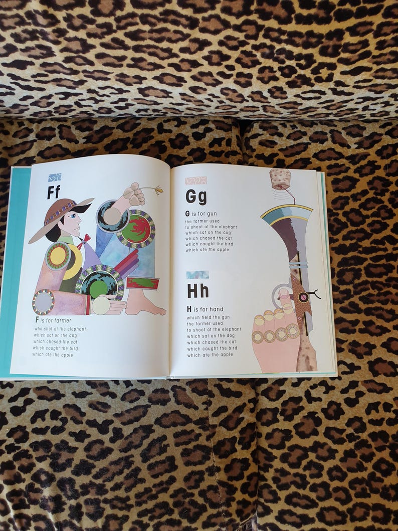 Childrens Book 1990. Crazy Alphabet, Hard Cover. Lynn Fox and Rodney ...