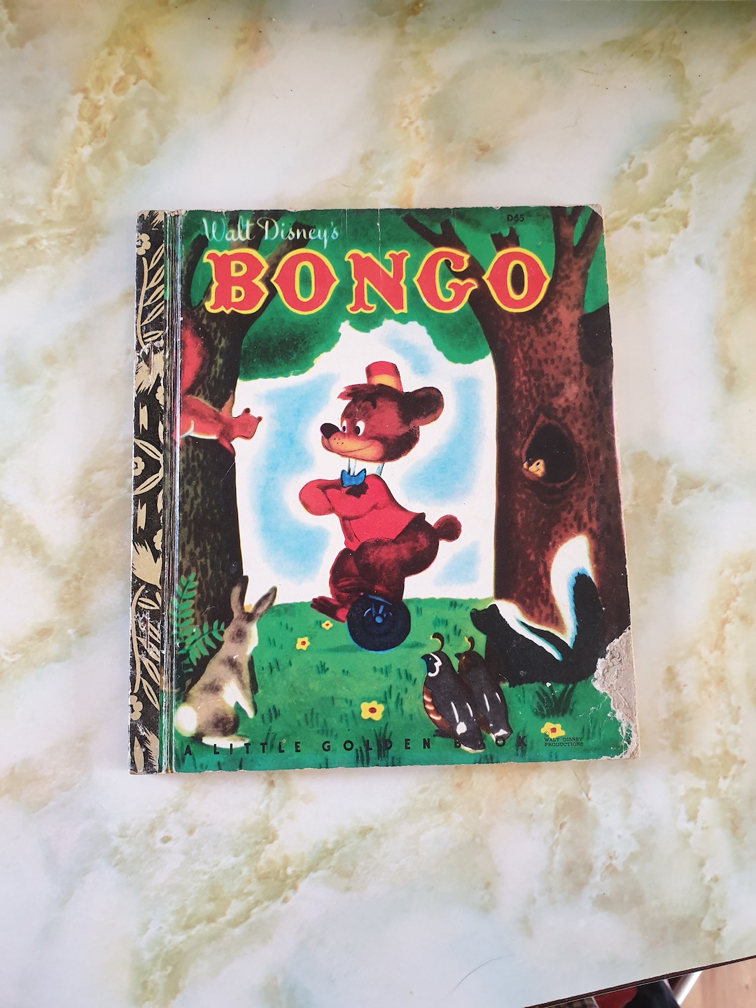 Little Golden Book, Walt Disney's Bongo 1974. Hard Cover. - Etsy