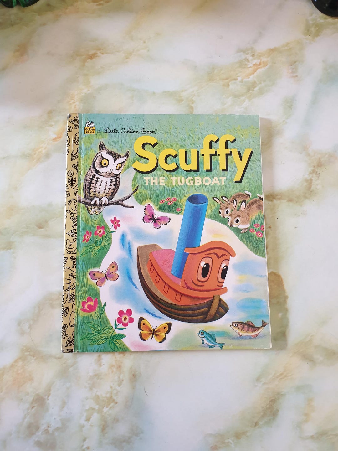 Childrens Book 1997. Little Golden Book, Scuffy the Tugboat. Hard Cover ...