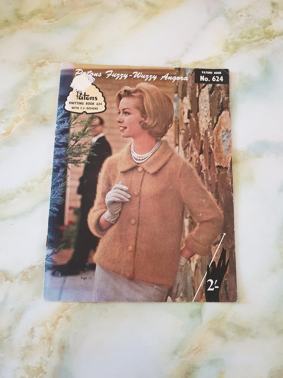 Knitting Book 1950s. Patons Knitting Book 624. Fuzzy Wuzzy Angora ...