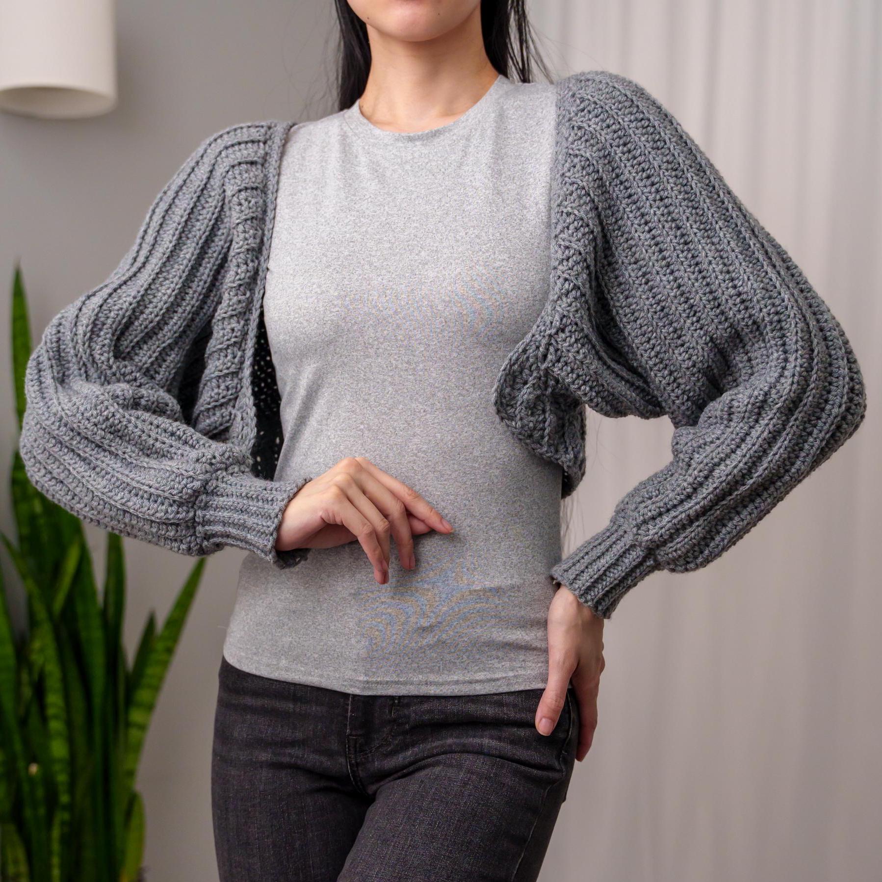 Crochet Pattern | Batwing Shrug | Bolero | Arm Warmers | Cardigan ...