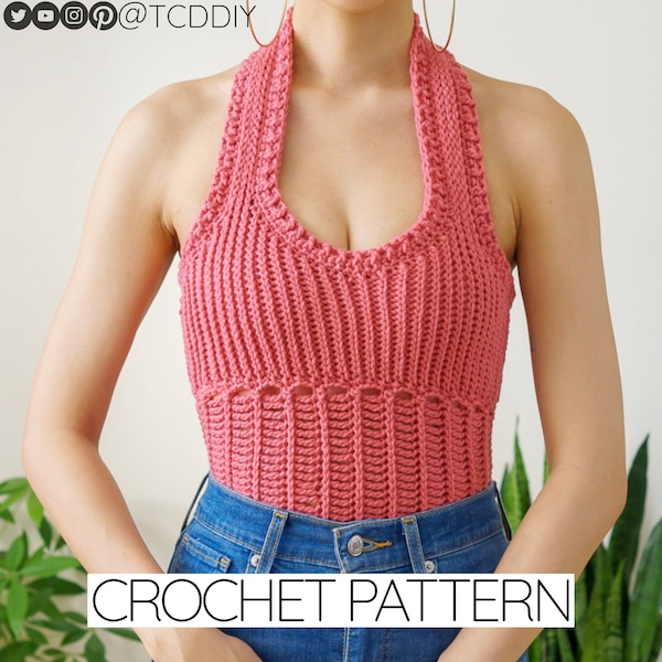 Crochet Halter - Etsy