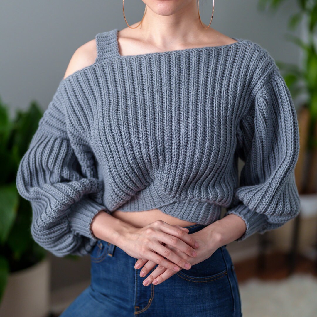 Crochet Pattern Single Strap Sweater Pattern PDF Download - Etsy