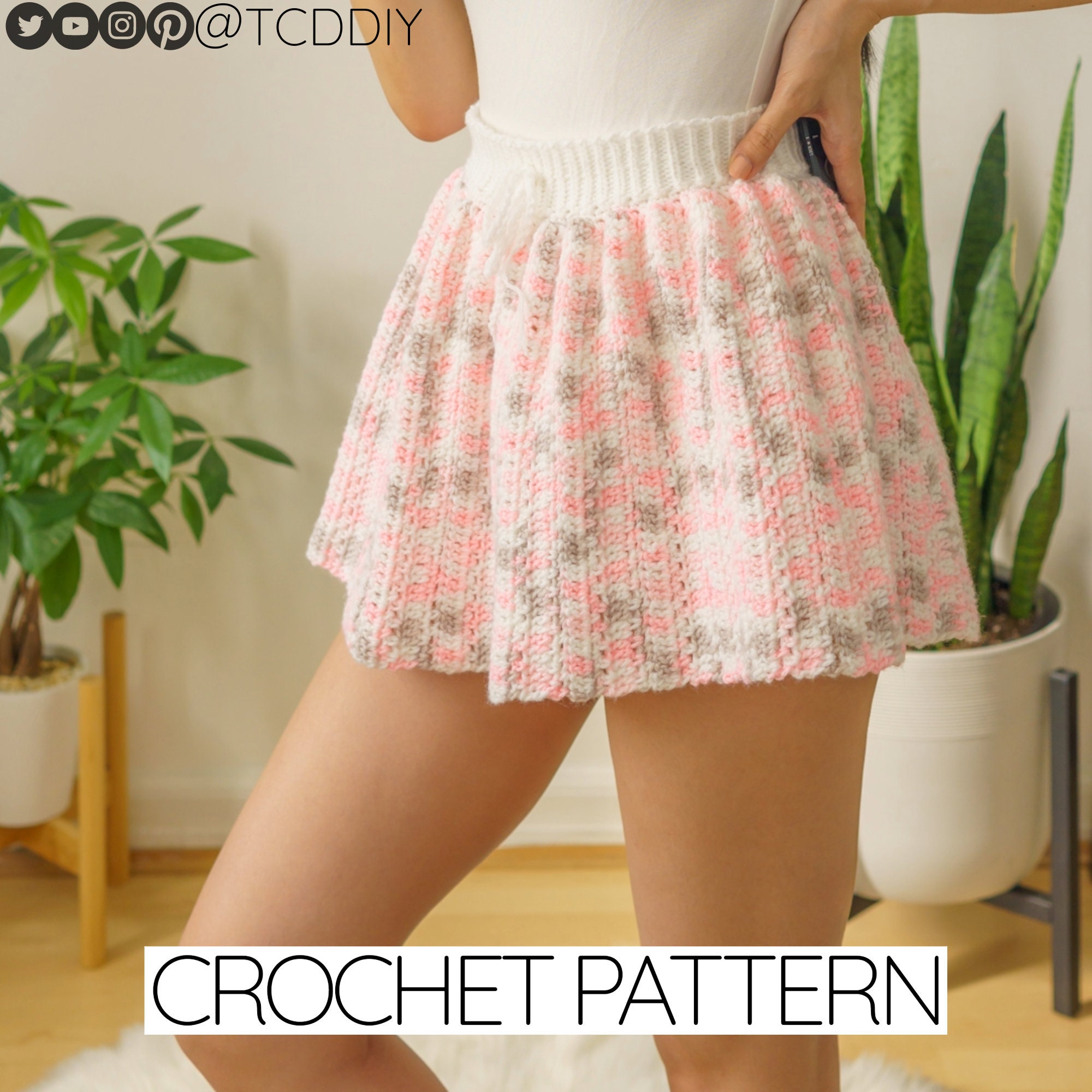 Mini Ruffle Skirt Crochet Pattern