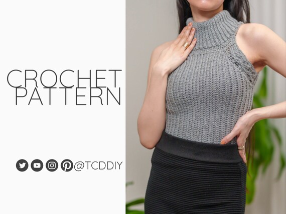 Sleeveless Turtleneck Dress Pattern