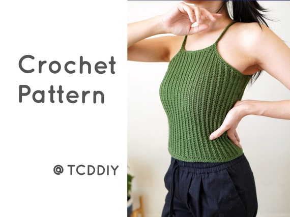 Crochet Back Tank Top