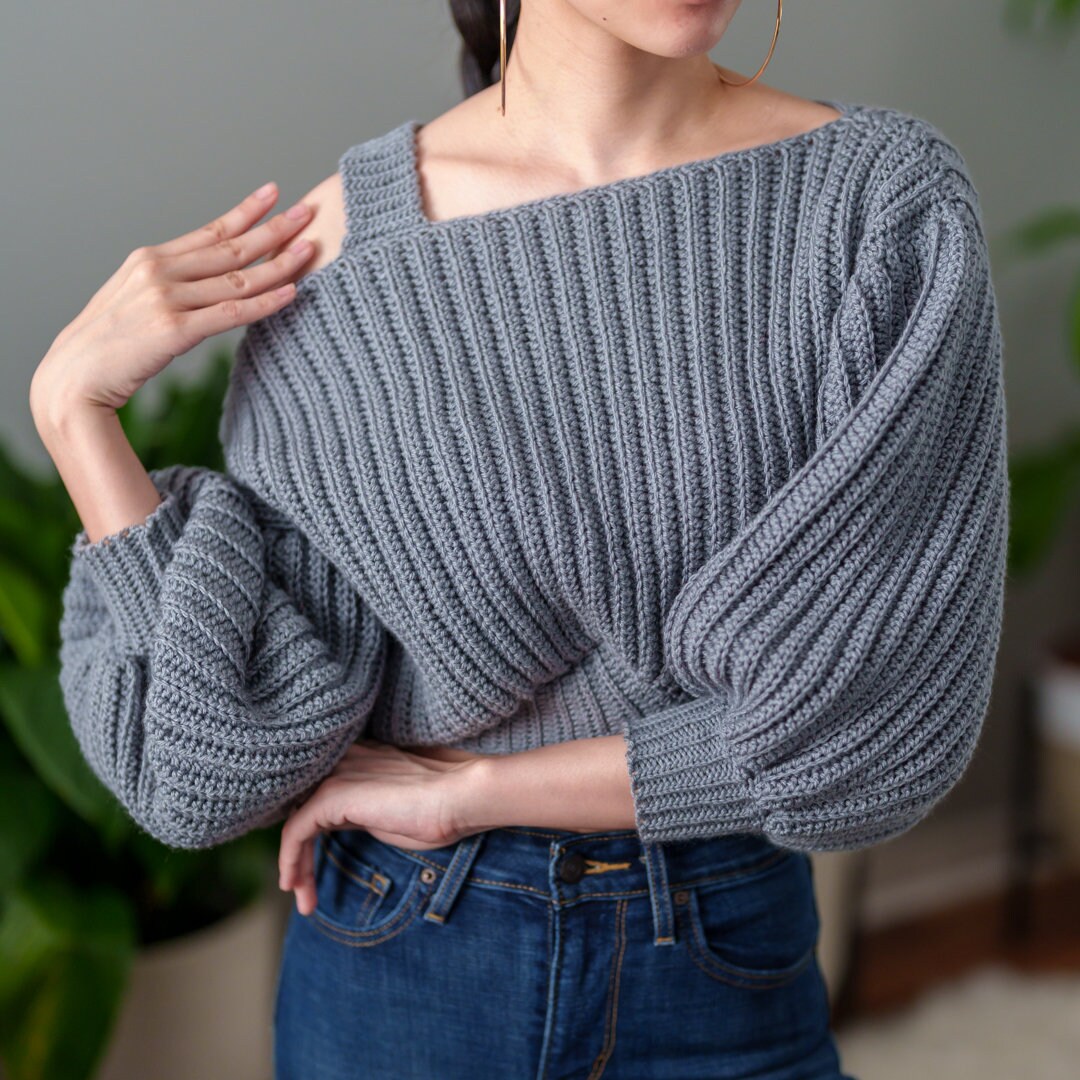 Crochet Pattern Single Strap Sweater Pattern PDF Download - Etsy