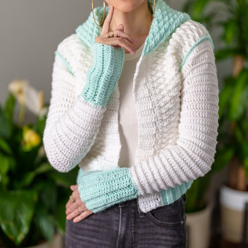 Crochet Pattern Bomber Jacket PDF Download - Etsy