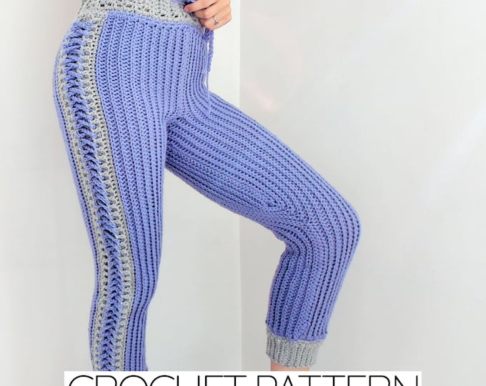 Sally Stripes Crochet Pants Pattern - Etsy Canada
