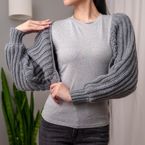 Crochet Pattern | Batwing Shrug | Bolero | Arm Warmers | Cardigan ...