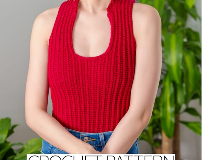 Crochet Vest Top Pattern INSTANT DOWNLOAD - Etsy Canada