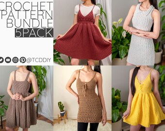 Anna 3-in-1 top / Dress / Bralette In-depth PDF Crochet - Etsy