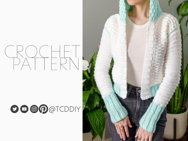 Crochet Pattern Bomber Jacket PDF Download - Etsy