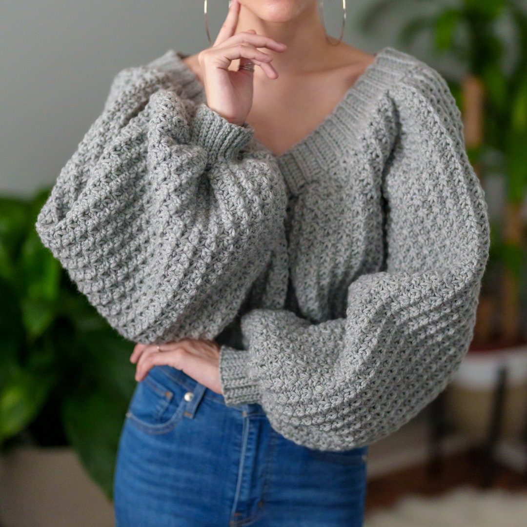 Crochet Pattern Oversized Sweater Pattern PDF Download - Etsy Australia