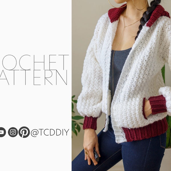 Bomber Jacket Pattern - Etsy