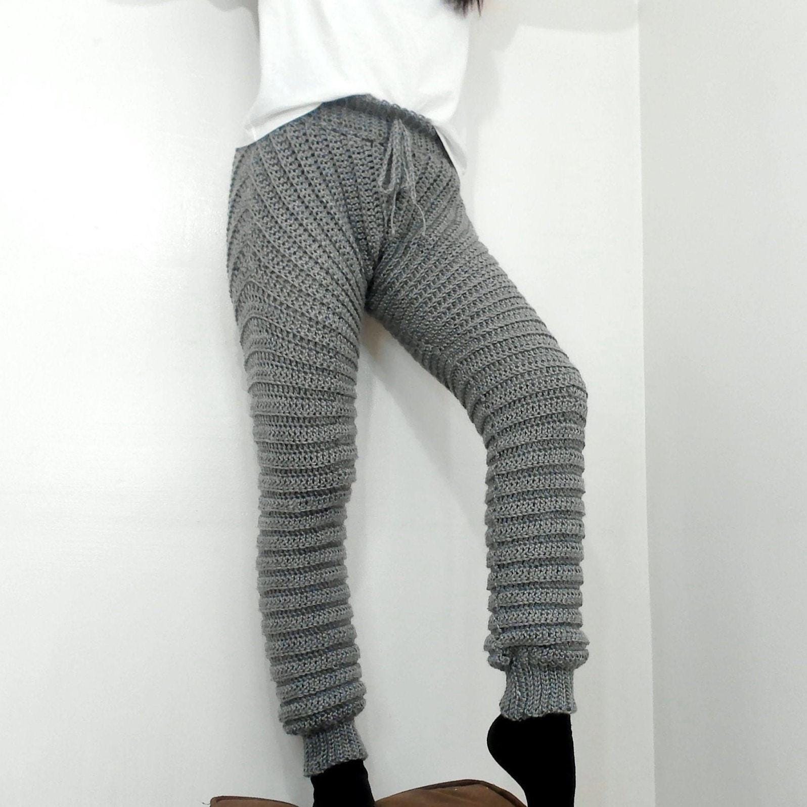 Crochet Pattern | Joggers W. Drawstring | Sweatpants | Pants | Bottoms ...