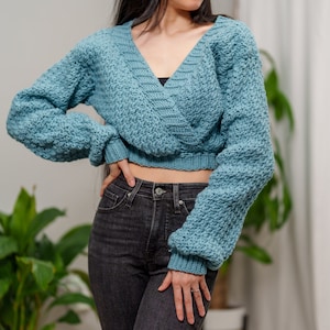 Crochet Pattern | Crochet Wrap Sweater | PDF Download - Etsy