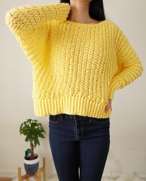 Crochet Batwing Sweater PDF Pattern Kits & How To Sewing & Fiber etna ...