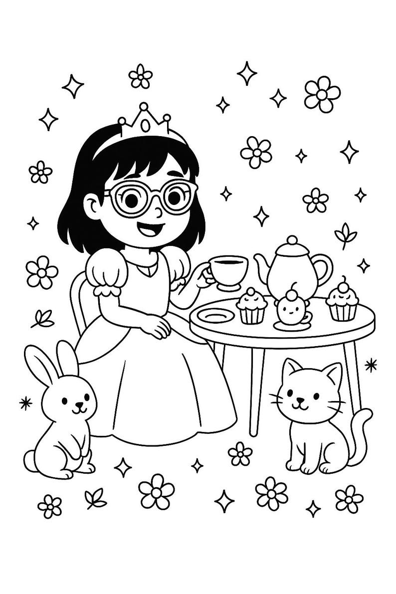 5+ Custom Coloring Pages From Photo, Personalized Coloring Page, Custom ...
