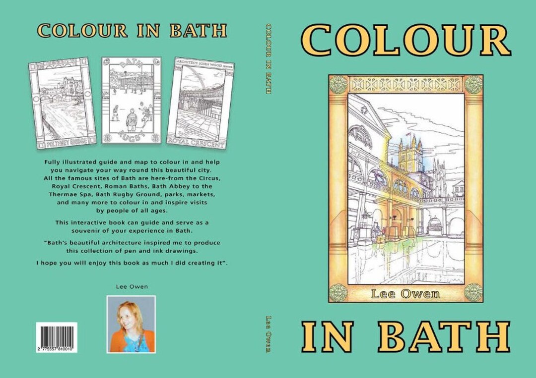 Colour in Bath Colouring Book With Guide and Short History for All Ages ...