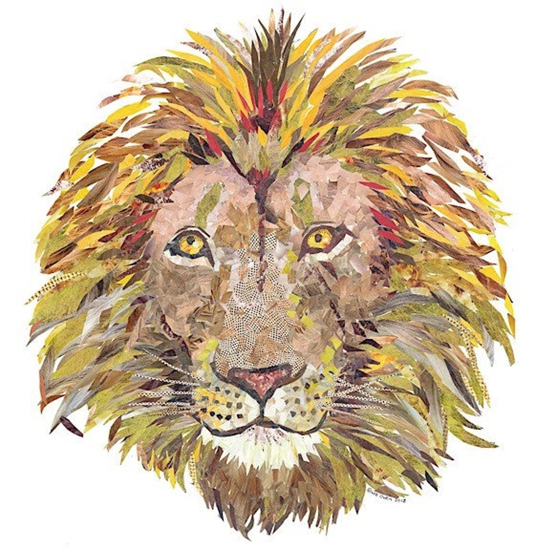 Lion Collage - Etsy