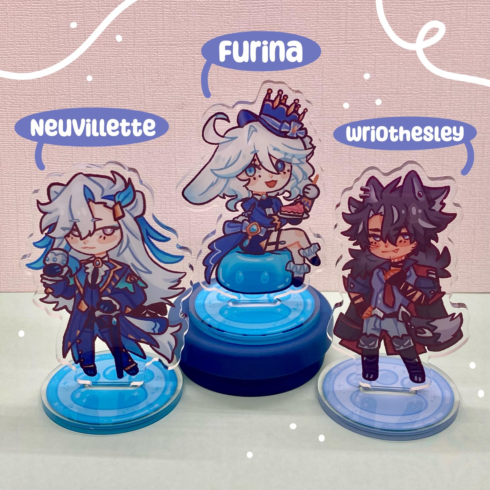 Genshin Impact Double-sided Standee Volume 2 - Etsy