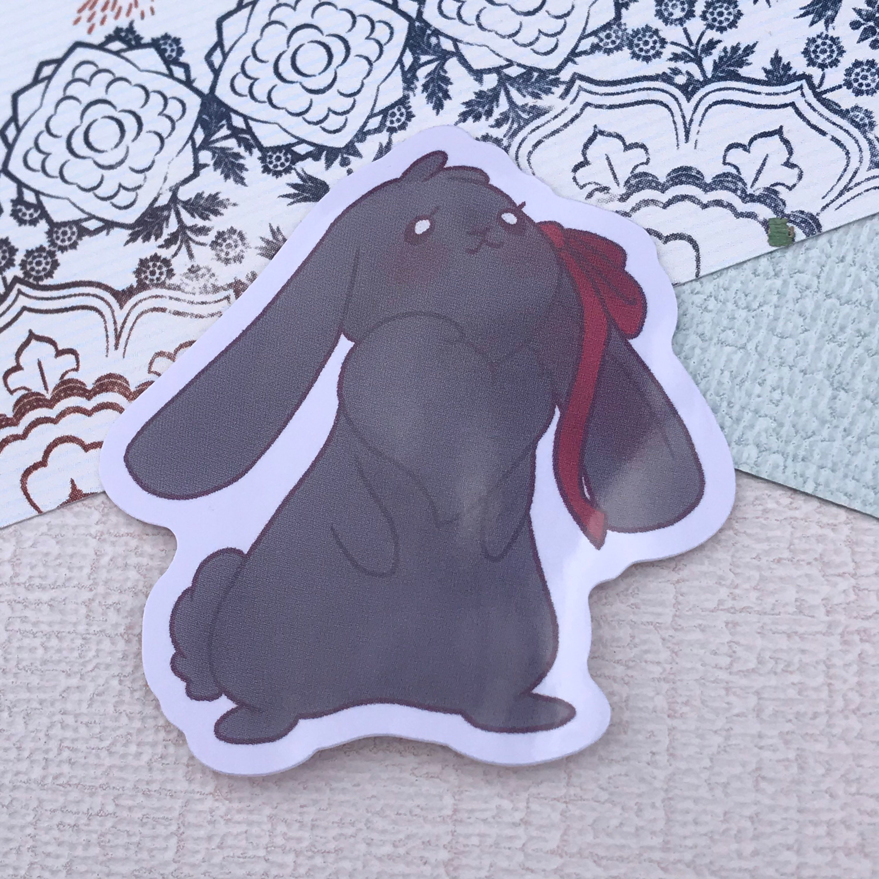 Cute MXTX Animal Stickers set of 6 | Etsy