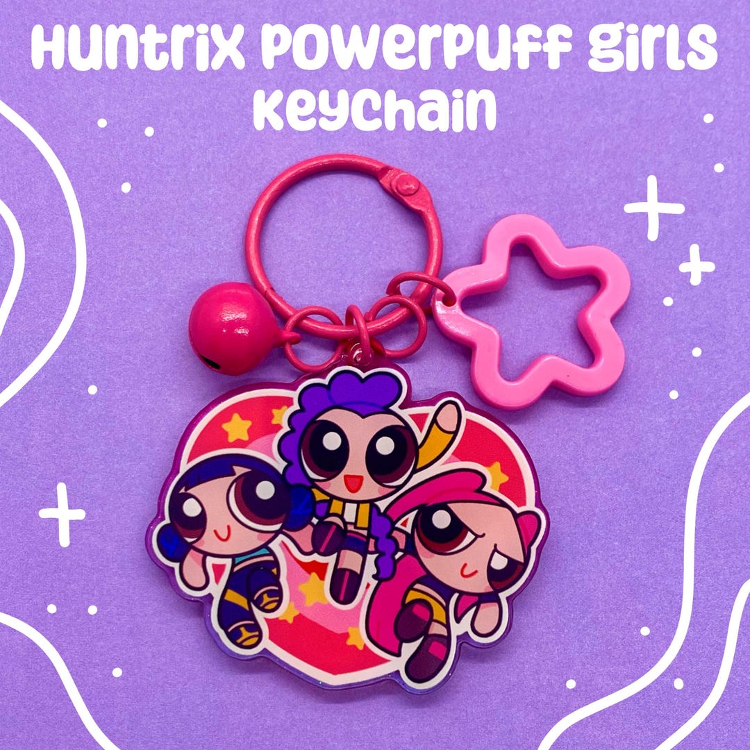 Huntrix Powerpuff Keychain - Etsy