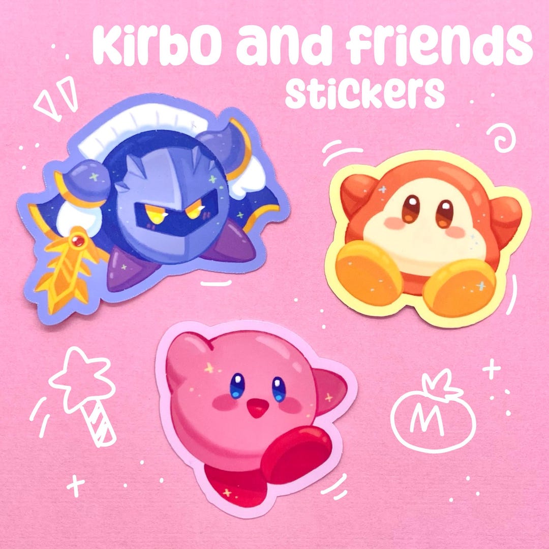 Kirbo and Friends Stickers - Etsy