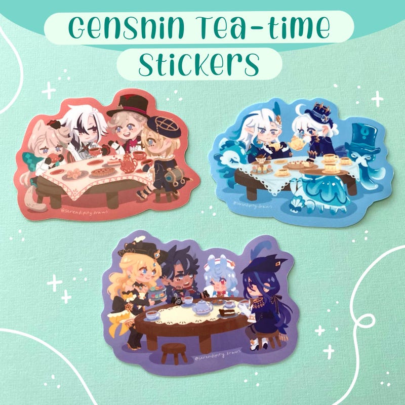 Genshin Furina Stickers - Etsy